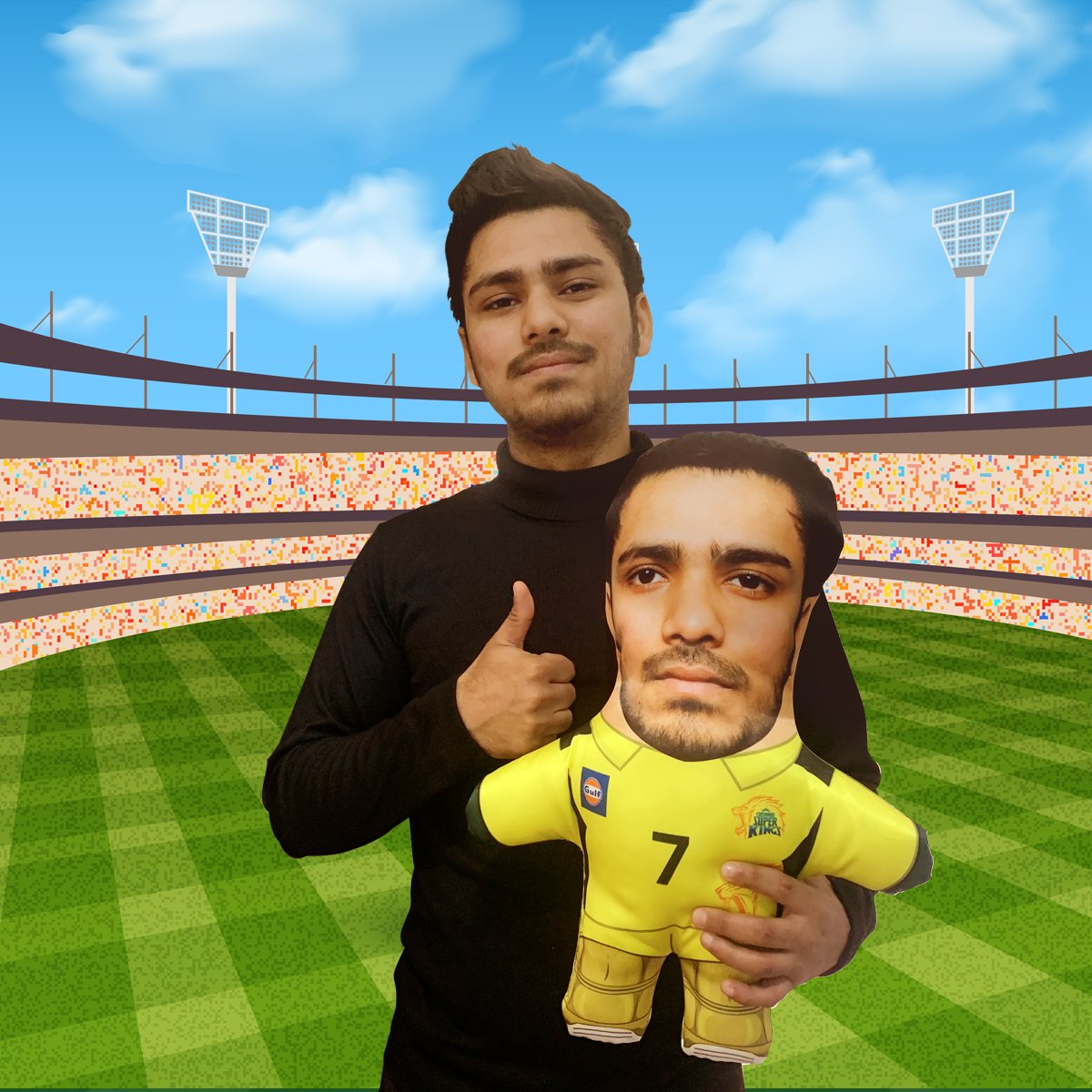 Sports Mini Me Pillows | Personalized Face Cushions – THUNDER BUDDY®