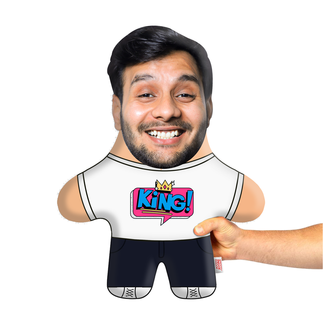King Mini Me Doll | Personalized Cushion Gift – THUNDER BUDDY®