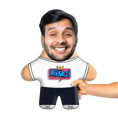 King Mini Me Doll | Personalized Cushion Gift – THUNDER BUDDY®