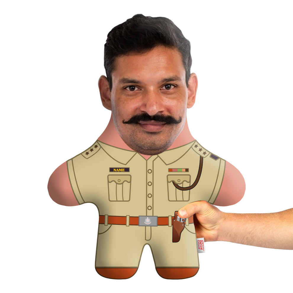 Thanedaar Mini Me Doll | Personalized Police Cushion – THUNDER BUDDY®